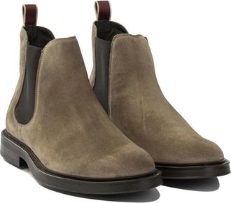 Rolando Sturlini Stiefel - Suede Ankle Boots With Elastic Side Panels - Gr. 41,5 (EU) - in Grau - f&uuml;r Damen