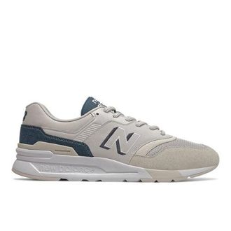New Balance Homme 997H en Gris/Orange, Cuir, Taille 40.5