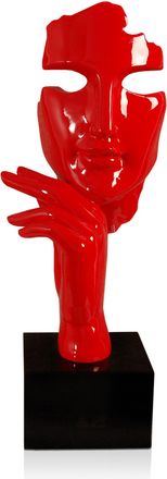 Arte Dal Mondo Adm - Sculpture en Résine visage Abstrait Femme