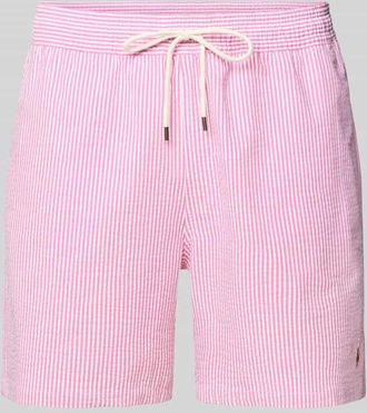 Ralph Lauren Regular Fit Badeshorts aus Baumwoll-Mix Modell TRAVELER