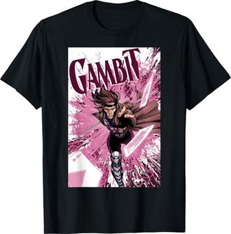 MARVEL X-Men Gambit Card Throw Portrait T-Shirt