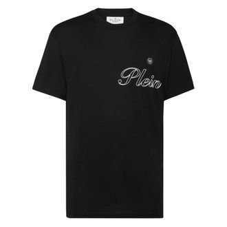Philipp Plein T-Shirt Col Rond Manches Courtes - Homme - Tops - Noir - Taille: 3XL