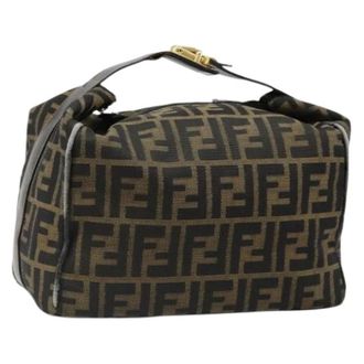 Fendi Pre-owned Zucca Canvas Mini Hand Bag - - Pre-owned - Damen - Schwarzk - ONE SIZE