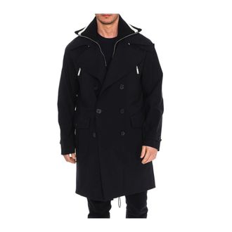 Dsquared2 Doppelreihiger Trenchcoat - - Coats - Herren - Schwarzk - S