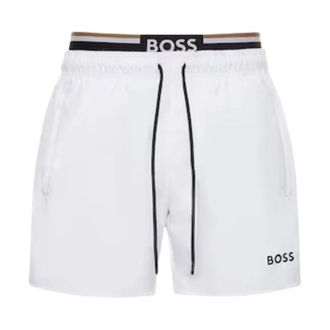 HUGO BOSS Thornfish Sea Shorts - - Swimwear - Herren - Wei&szlig; - 2XL