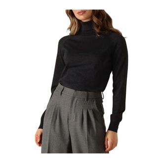 Summum Rollkragenpullover - - Knitwear - Damen - Schwarzk - XS