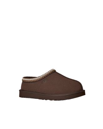 UGG Mens Clog Tasman Ii Suede Dusted Cocoa Upper: Leather Slippers Flat Shoes