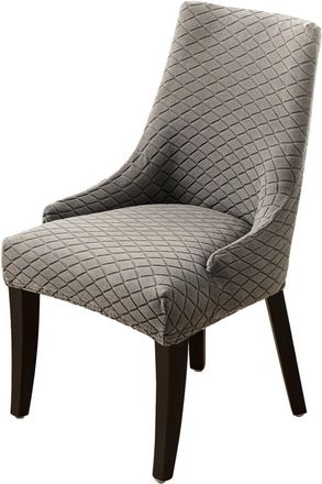 Generic Polsterschutz F&uuml;r Esszimmerst&uuml;hle, Elastische Anti-Rutsch Sesselbezug Abnehmbar Und Waschbar, Schoner F&uuml;r Wingback Armlehnen St&uuml;hle Im Wohnzimmer, B&uuml;r