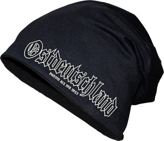 Spass Kostet Long Beanie M&uuml;tze Ostdeutschland H&auml;rter als der Rest Gr&ouml;&szlig;e XS-XXL