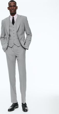 Fursac Costume 3 pi&egrave;ces en toile de laine fresco gris - Taille 50 - Homme