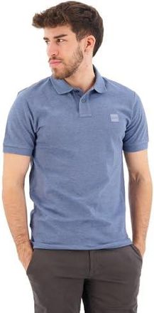 BOSS Hommes Passenger Polo Slim Fit en Coton Stretch à Patch Logo