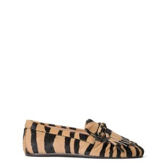 Stuart Weitzman Britt Mocassins &agrave; franges - Femme - Chaussures - Brun - Taille: 35 1/2 EU