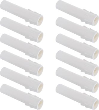 Pretyzoom Yardenfun 12 St&uuml;ck E14 Kerzenfassungsh&uuml;lsen aus Hitzebest&auml;ndigem Kunststoff 105cm Hoch Lampenfassung Abdeckungen f&uuml;r Kronleuchter und Deckenleuchten E