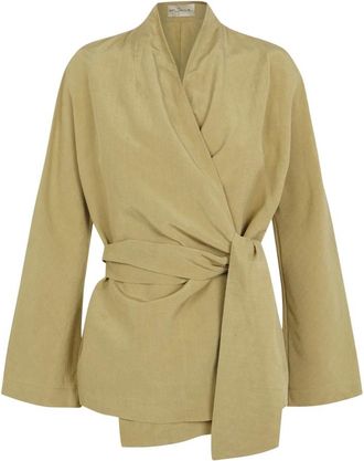 Cortana Femme, Blouses et Chemises, Vert, Taille: 34 FR Simona Jacket
