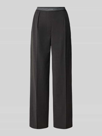 Lacoste Weite Hose mit Woll-Anteil