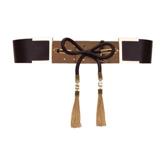 Elisabetta Franchi unisex, Accessoires, Brun, Taille: S Ceintures