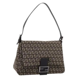 Fendi Sac bandouli&egrave;re Zucchino Pre-owned - Femme - Pre-owned - Brun - Taille: ONE Size