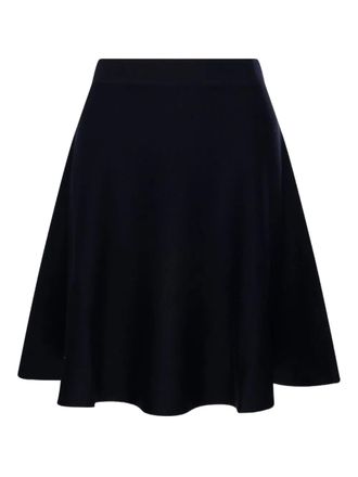 Max Mara ausgestellter Rock - Blau