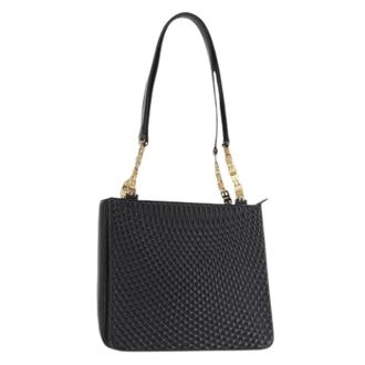 Bally Pre-owned Leather Shoulder Bag - - Pre-owned - Damen - Schwarzk - ONE SIZE