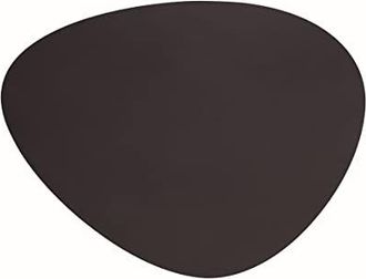 Lacor 66840-Tischset, anthrazit, 45 x 35 cm, Leder, 45x35 cm