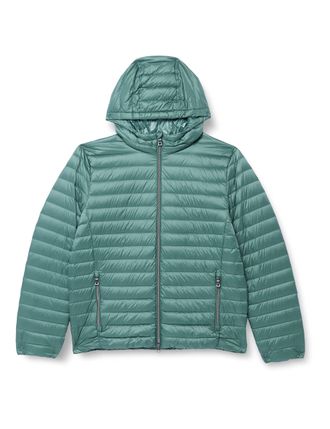 Geox Mens M WARRENS Jacket, Silver Pine, 48