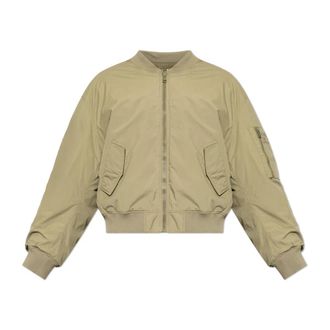 Balmain Patch Pocket Bomberjacke - - Jackets - Herren - Gr&uuml;n - S