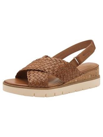 Tamaris Sandales compens&eacute;es pour femme 1-28251-44 Cognac, 39 EU, cognac, 39 EU