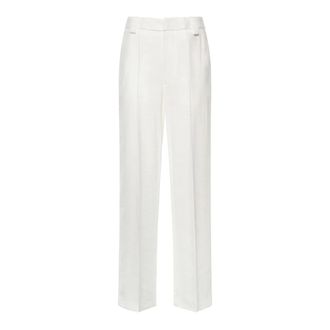 Dondup Femme, Pantalons, Blanc, Taille: 34 FR Straight Pantalons