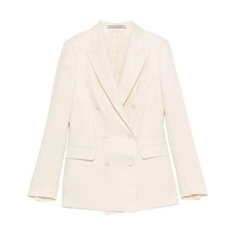 Tagliatore Parigi Zweireihiger Blazer - - Jackets - Damen - Wei&szlig; - S