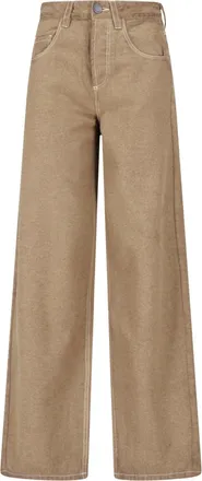 Uma Wang Straight Wool Blend Trousers