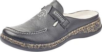 Rieker 46393, Sabots femme, Noir (Schwarz), 42 EU