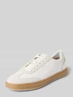 Geox Sneaker aus Leder mit Schn&uuml;rung