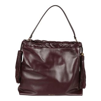 Etro Gro&szlig;e Leder Kalispera Tasche mit Quasten - - Bags - Damen - Lila - ONE SIZE