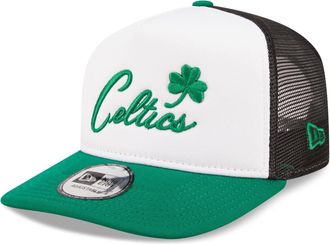 New Era A-Frame Trucker Cap - NBA Boston Celtics weiß