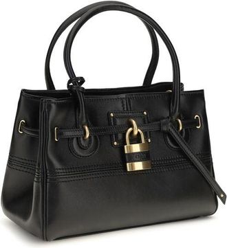 Chlo&eacute; Womens Black Buffalo Leather Shoulder Bag