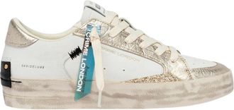 Crime London Femme, Chaussures, Blanc, Taille: 39 EU SK8 Deluxe
