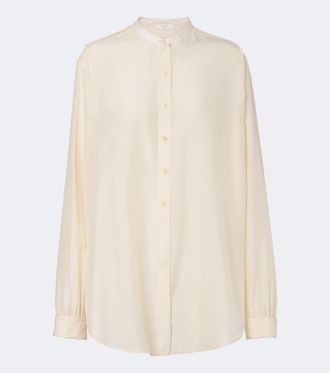 The Row Chemise Lula en satin de soie