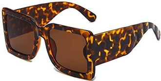 Generic Lunettes de soleil rétro dété à grand cadre, photographie de rue, vacances en plein air, pare-soleil (couleur : D, taille : moyen) 2026