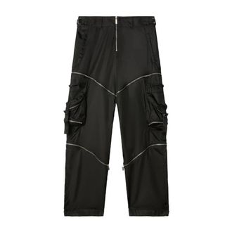 Off-white Schwarze Slim Fit Hose - - Trousers - Herren - Schwarzk - S
