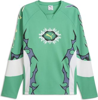 Puma Haut gaufr&eacute; &agrave; manches longues PUMATECH-X Homme, Accessoires, Vert, XXL