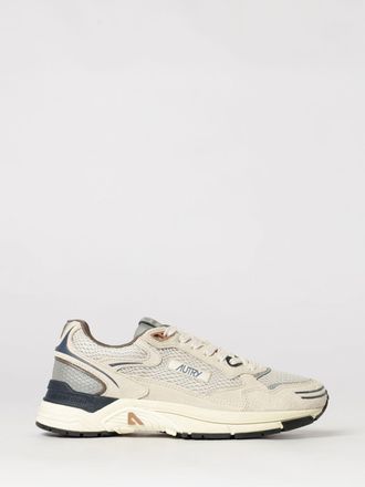 Autry Hyperway zweifarbige Low-Top-Sneaker aus Leder und Mesh