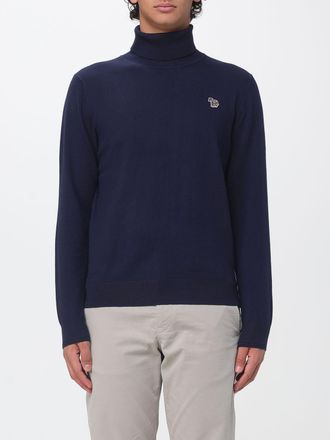 Paul Smith Col roul&eacute; en m&eacute;lange de laine m&eacute;rinos et de coton &agrave; logo brod&eacute;
