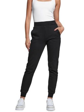 Guess Guess Pantalon de Jogging Stacie pour Femme, Noir Profond, Taille S