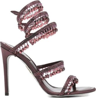 Rene Caovilla Femme, Chaussures, Rouge, Taille: 38 EU Chaussures Caovilla