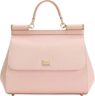 Dolce & Gabbana Femme, Sacs, Rose, Taille: ONE Size Grand sac &agrave; poign&eacute;e sup&eacute;rieure Sicily