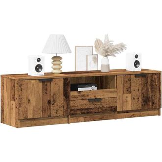 vidaXL Vidaxl - Meuble tv vieux bois 140x35x40 cm bois ding&eacute;nierie