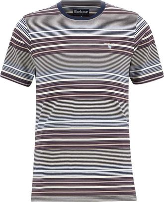 Barbour T-Shirt aus Baumwolle mit Ringelstreifen, Tailored Fit in