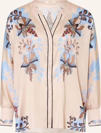IVI Collection Ivi Collection Blusenshirt Mit Seide weiss