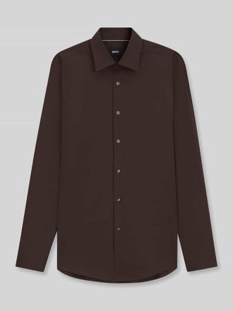 HUGO BOSS Slim Fit Businesshemd aus Baumwoll-Mix Modell HANK