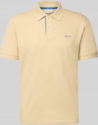 GANT Regular Fit Poloshirt mit Logo-Stitching